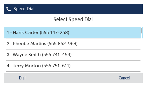 6900 Softkey Feature Screens